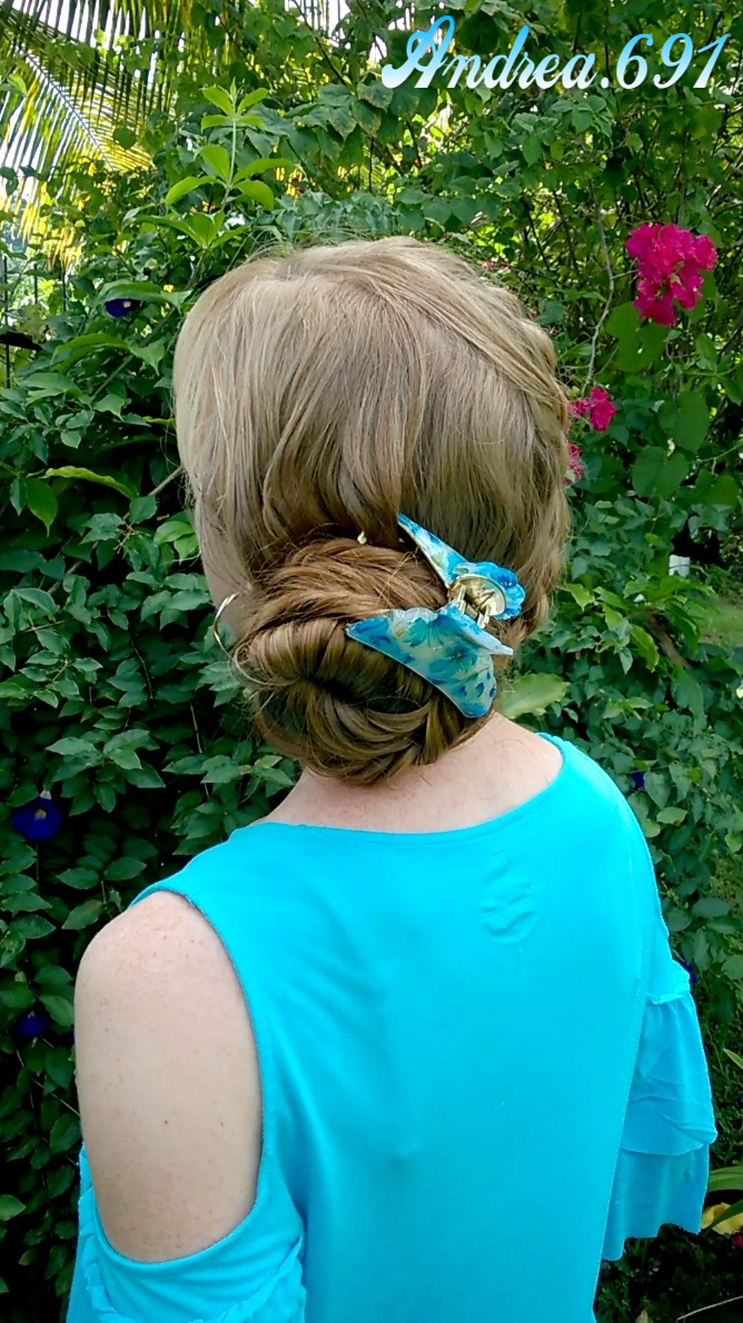 Braids & Hairstyles for Super Long Hair: Looped braid and fishtail side bun