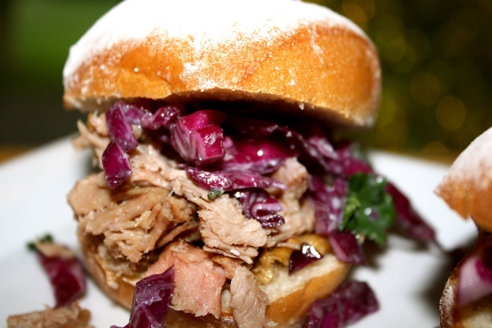 An Immovable Feast: Carnitas Sliders with Red Cabbage & Roquefort Slaw