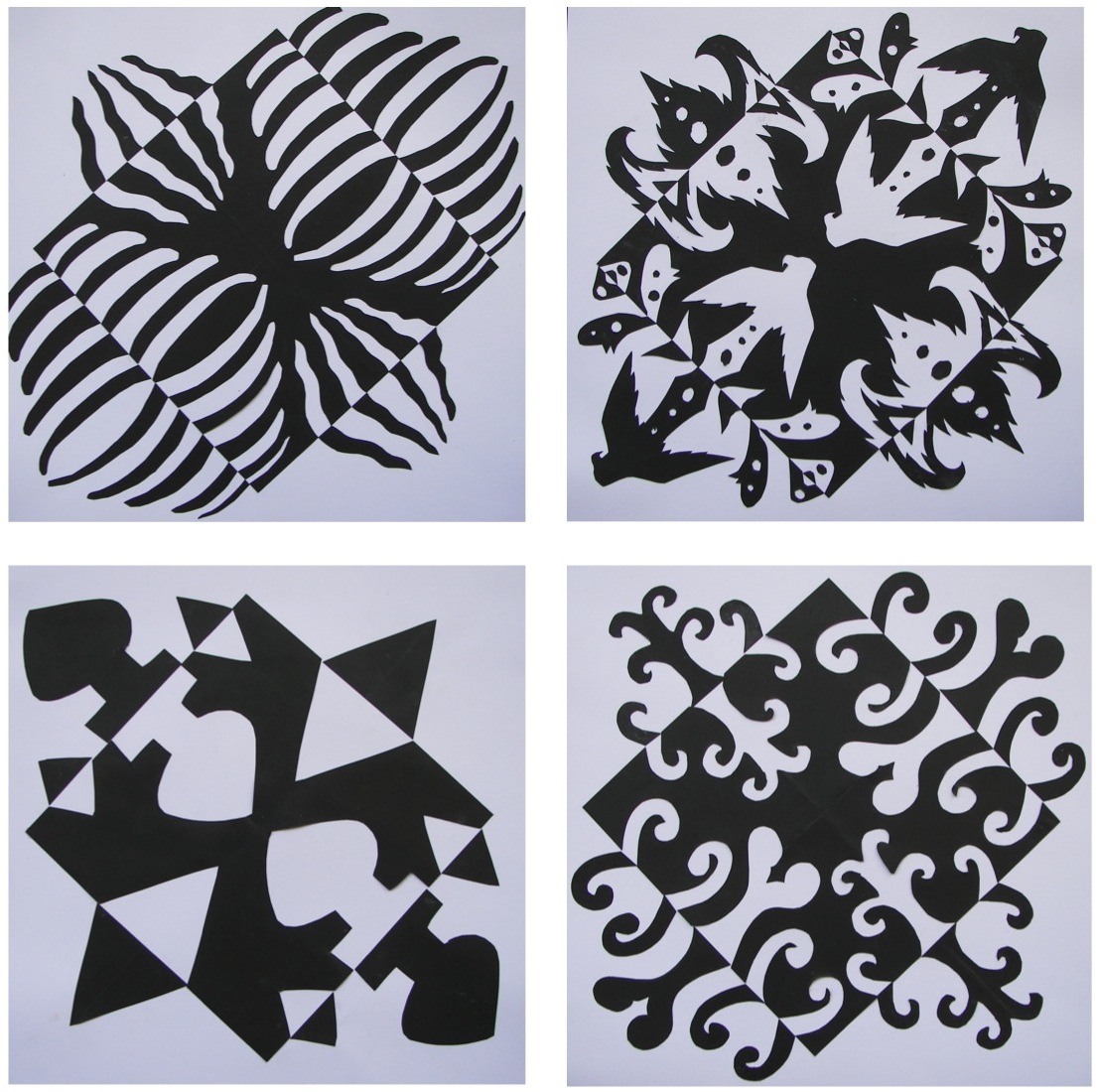 The Rolling Artroom: Notan Cut Paper Design (7-12 Grade)