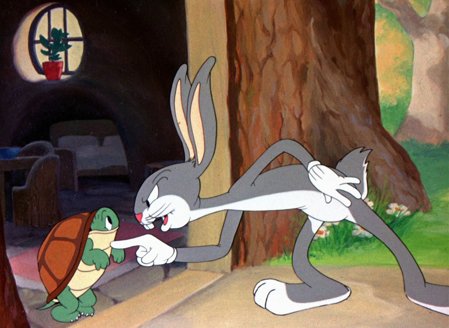 Tortoise Beats Hare - cartoon characters