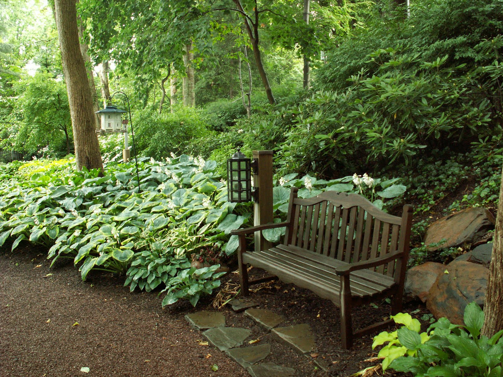 Woodland Shade Gardens for Kaye Blomeke: Shaded Seating & Refreshment ...