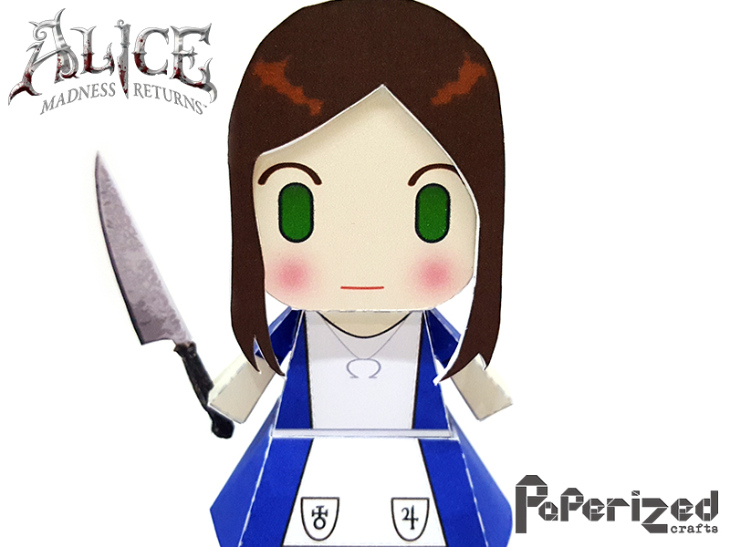 Alice: Madness Returns - Alice Liddell Papercraft | Paperized Crafts