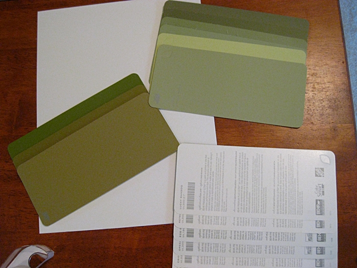 Eat. Sleep. Decorate.: DIY Weekend Project- Paint Chip Artwork