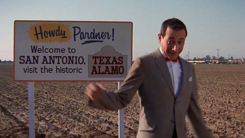 The Esteem Production Blog: On Location #16 - Pee-Wee Visits the Alamo