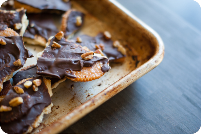 December 1st...you need Ritz Cracker Toffee. You DO! | Bake at 350°