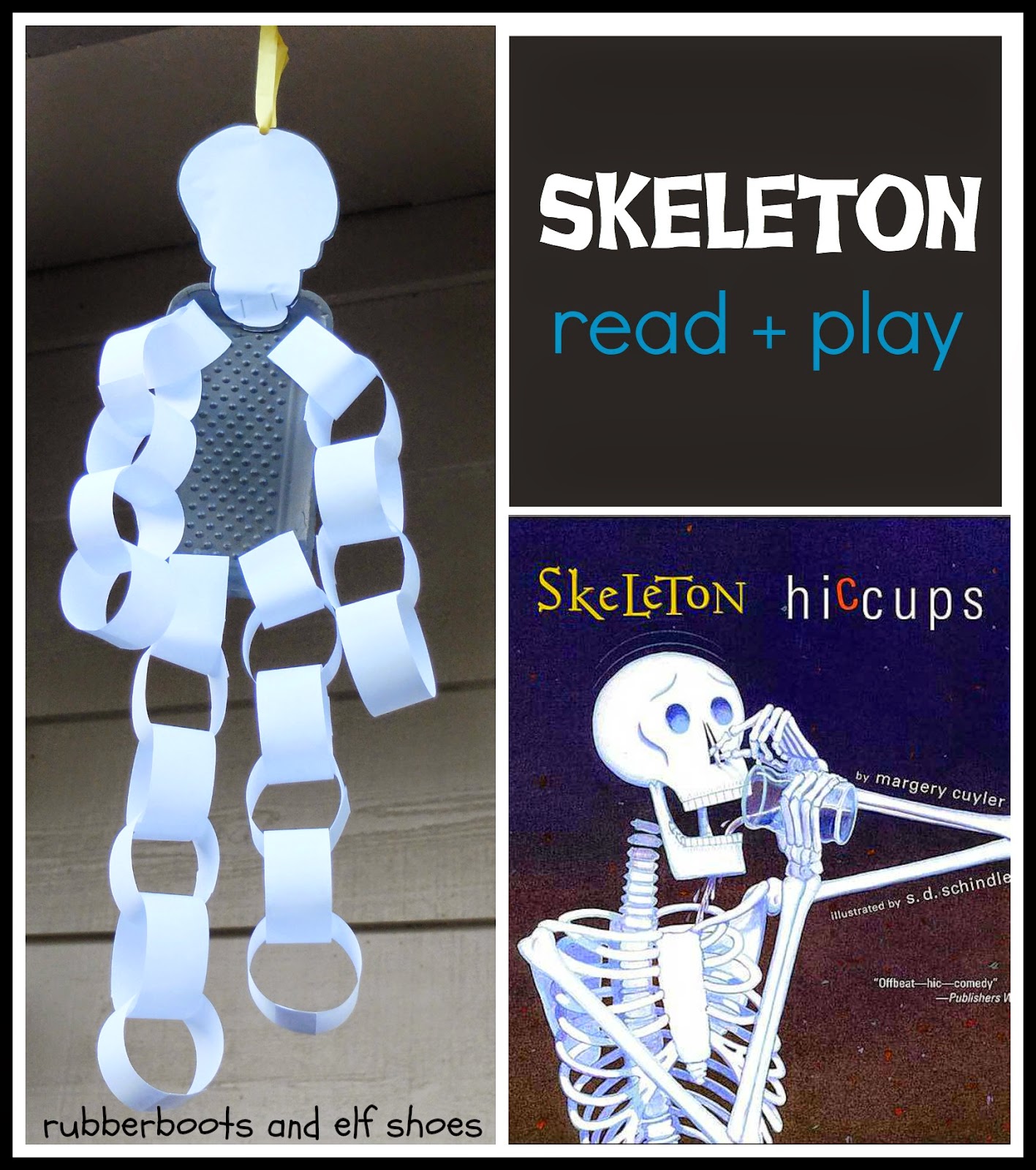 Skeleton Hiccups: a Halloween book and activity - rubber boots and elf ...
