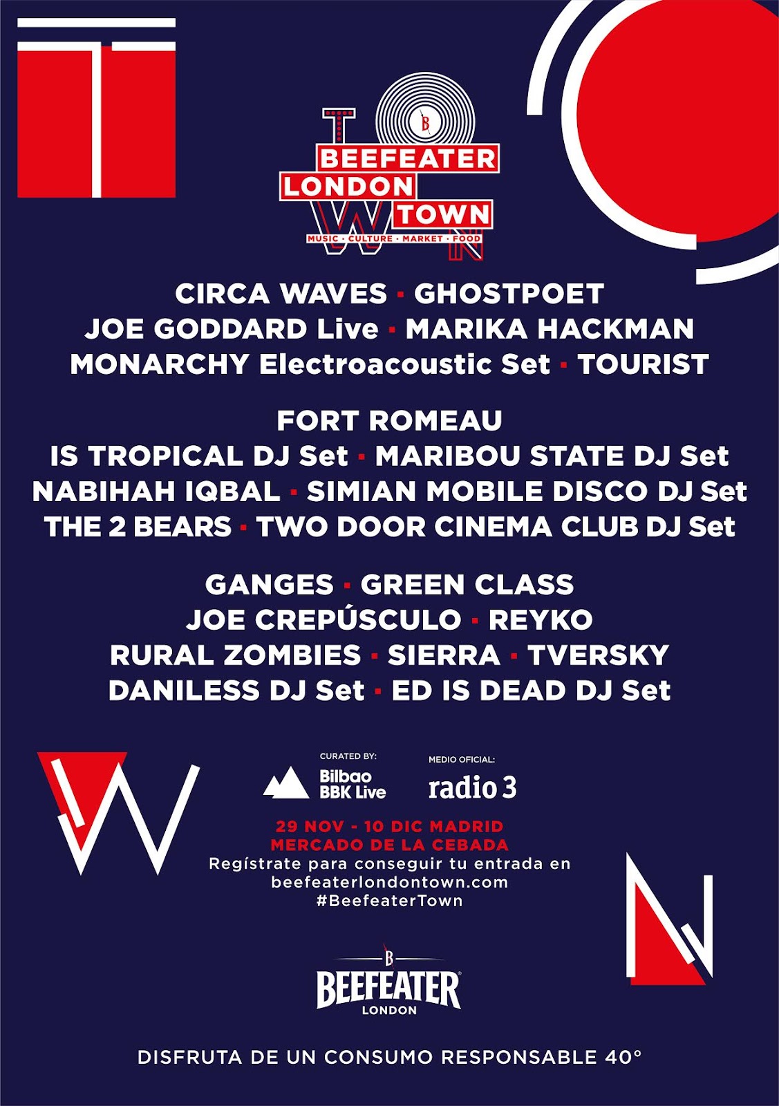 After Musiic: Beefeater London Town traslada la música británica a ...