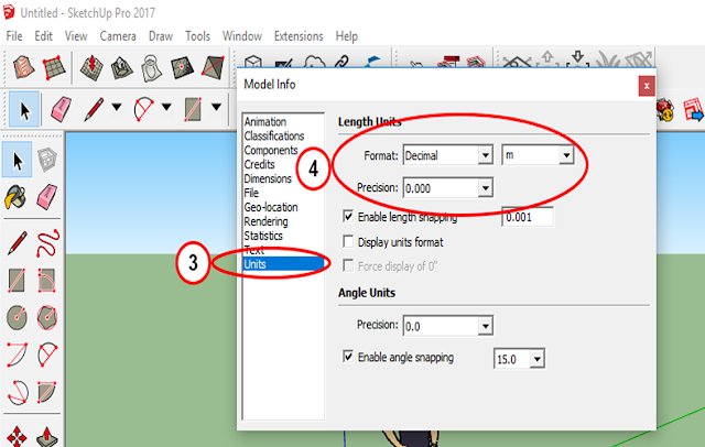 Memulai Sketchup Dengan Setting Units - Sketchupers