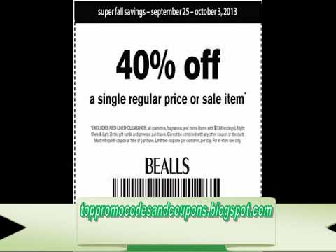Free Promo Codes and Coupons 2023: Bealls Coupons
