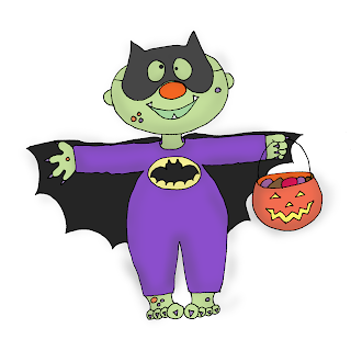 Free Dearie Dolls Digi Stamps: Batty Man