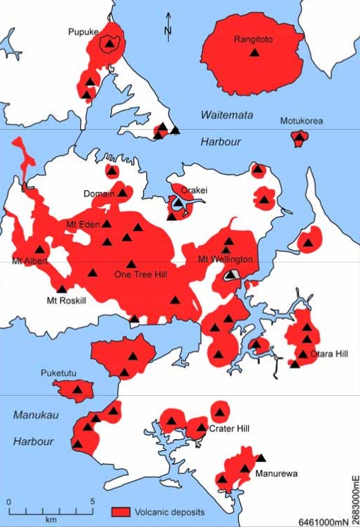 Knowledge Flocs: Auckland Volcanic Field