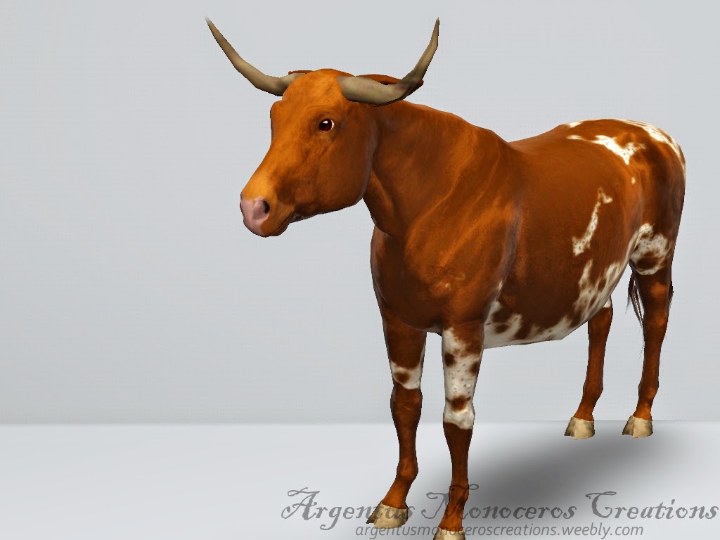 My Sims 3 Blog: 4 cow breeds [UPDATE: fixed CC list for the Texas ...
