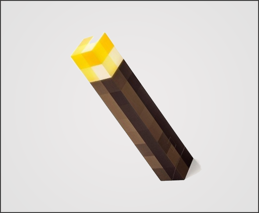 ANTORCHA - MINECRAFT PARA IMPRIMIR
