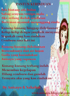 PUISI CINTA BY ANISAYU: Pantun Kerinduan Romantis Berbalas