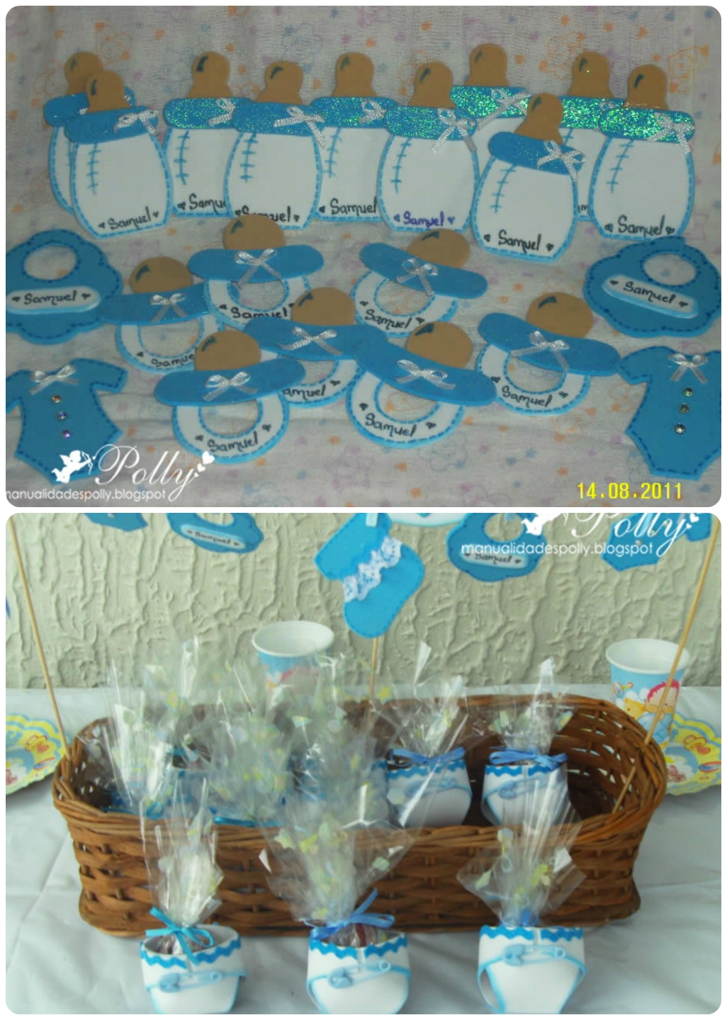Manualidades Polly: BABY SHOWER SAMUEL
