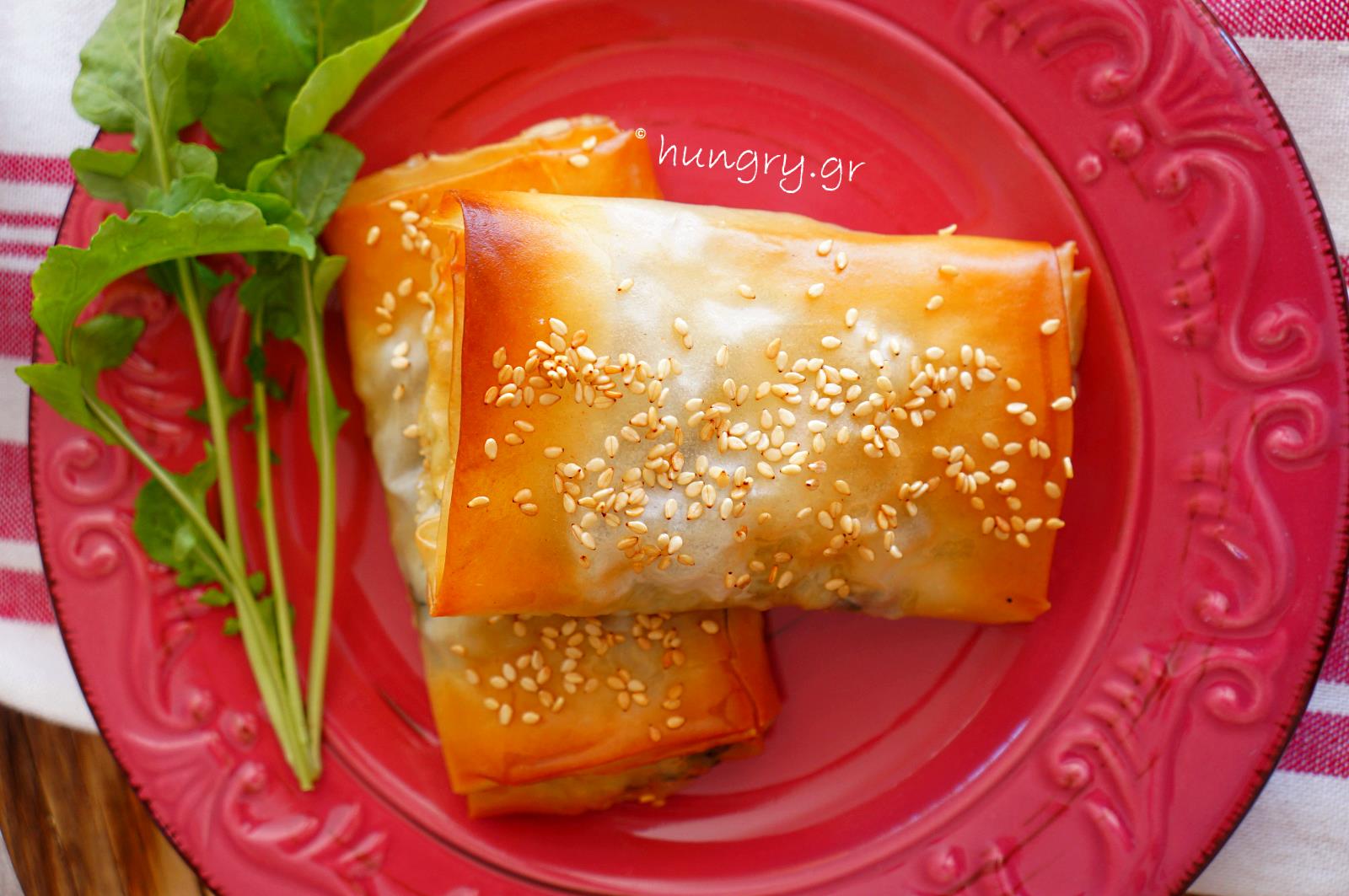 Kitchen Stories: Crispy Pies with Spinach, Pine & Raisins