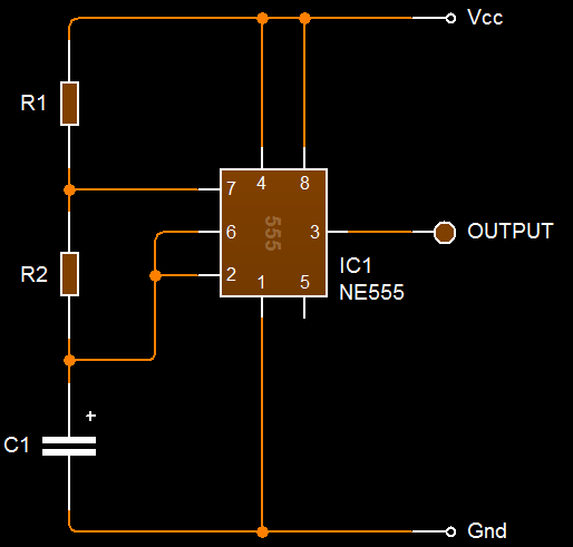 IC555: วงจร IC555