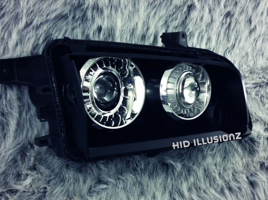 HID ILLUSIONZ: Dodge Charger SRT-8 SC430 M45 Mini H1 Quad Setup HID ...