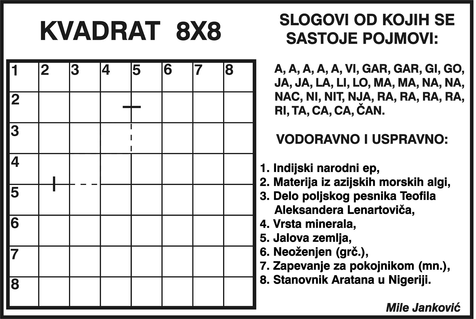 SRPSKA ENIGMATIKA KVADRAT 8X8 35 srpska-enigmatika-kvadrat-8x8-35