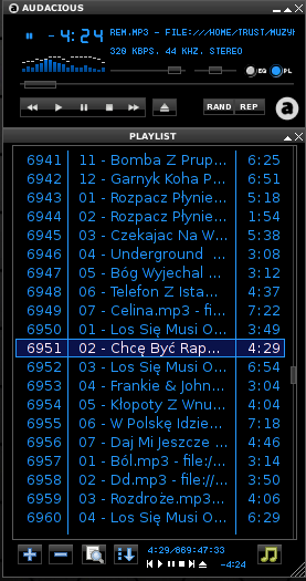 safe-comp | debian sid unstable: Audacious - Winamp na Linuksie?