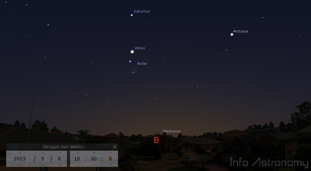 Lihat Venus dan Bulan Bersamaan Akhir Pekan Ini - Info Astronomy