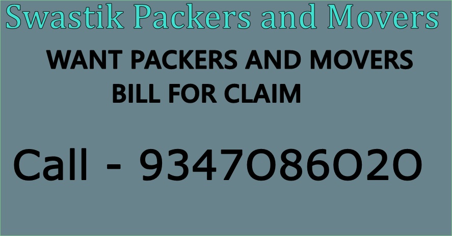 Packers and Movers Bill Hyderabad - Relocation Bill For Claim