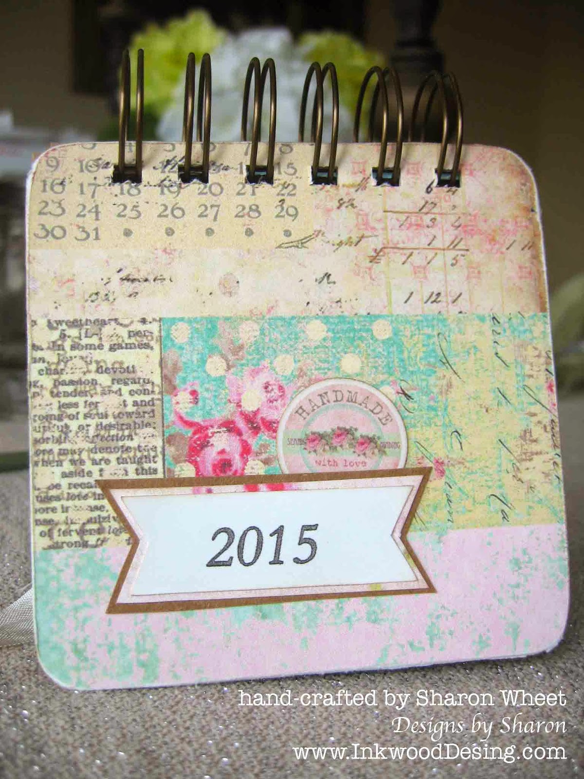 Designs by Sharon: Desktop Calendar