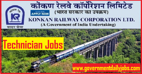 KONKAN RAILWAY RECRUITMENT 2018 APPLY ONLINE FOR 65 TECHNICIAN POSTS