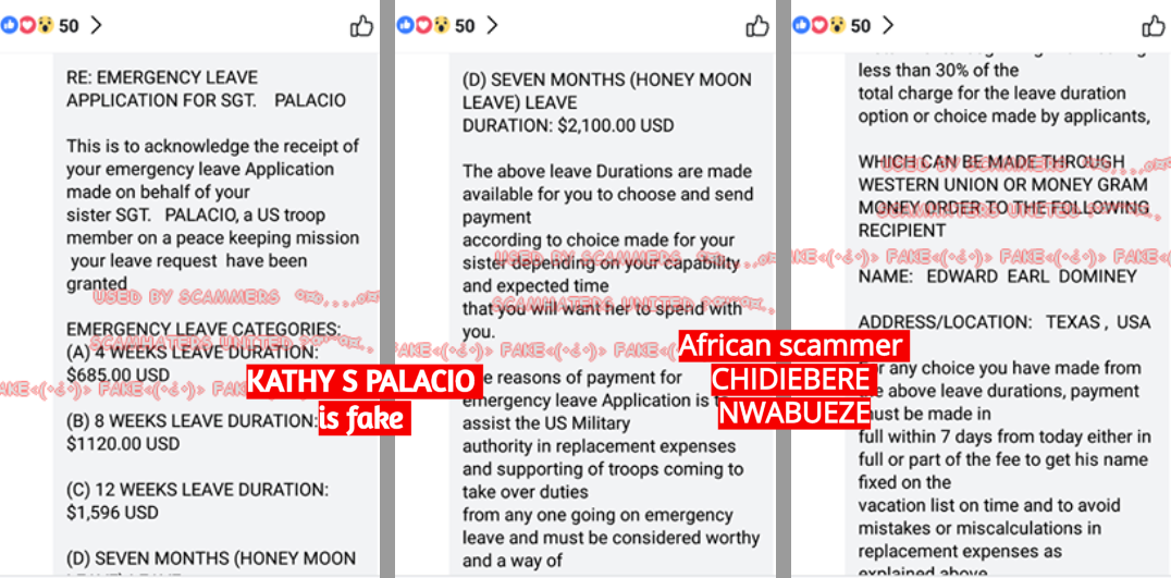 ScamHaters United .. Visit us also on Facebook and Instagram : KATHY S ...