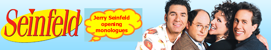 Totul despre cinematografie: Jerry Seinfeld opening monologues from ...