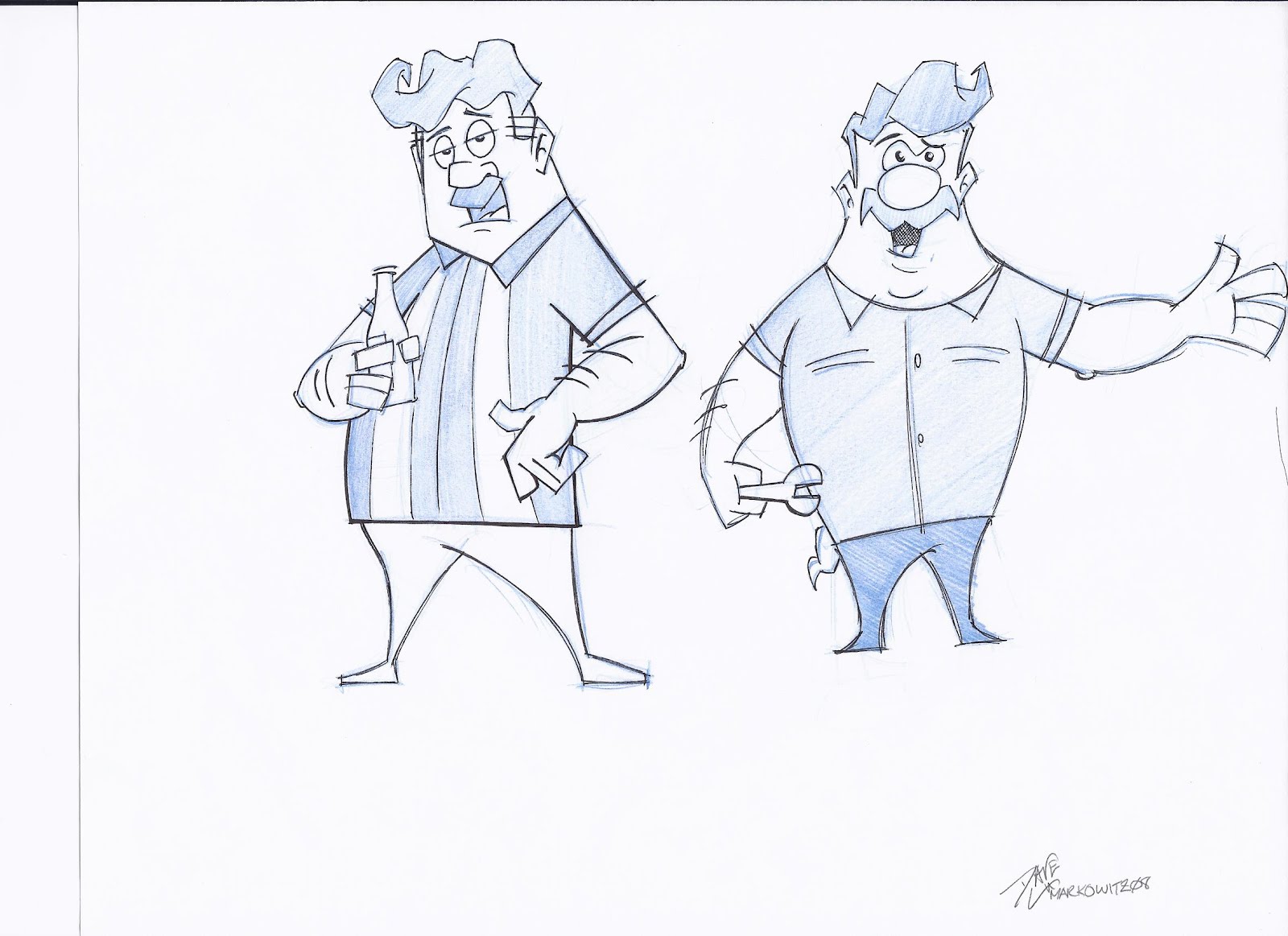 cartoonsymphony: Old Character Designs