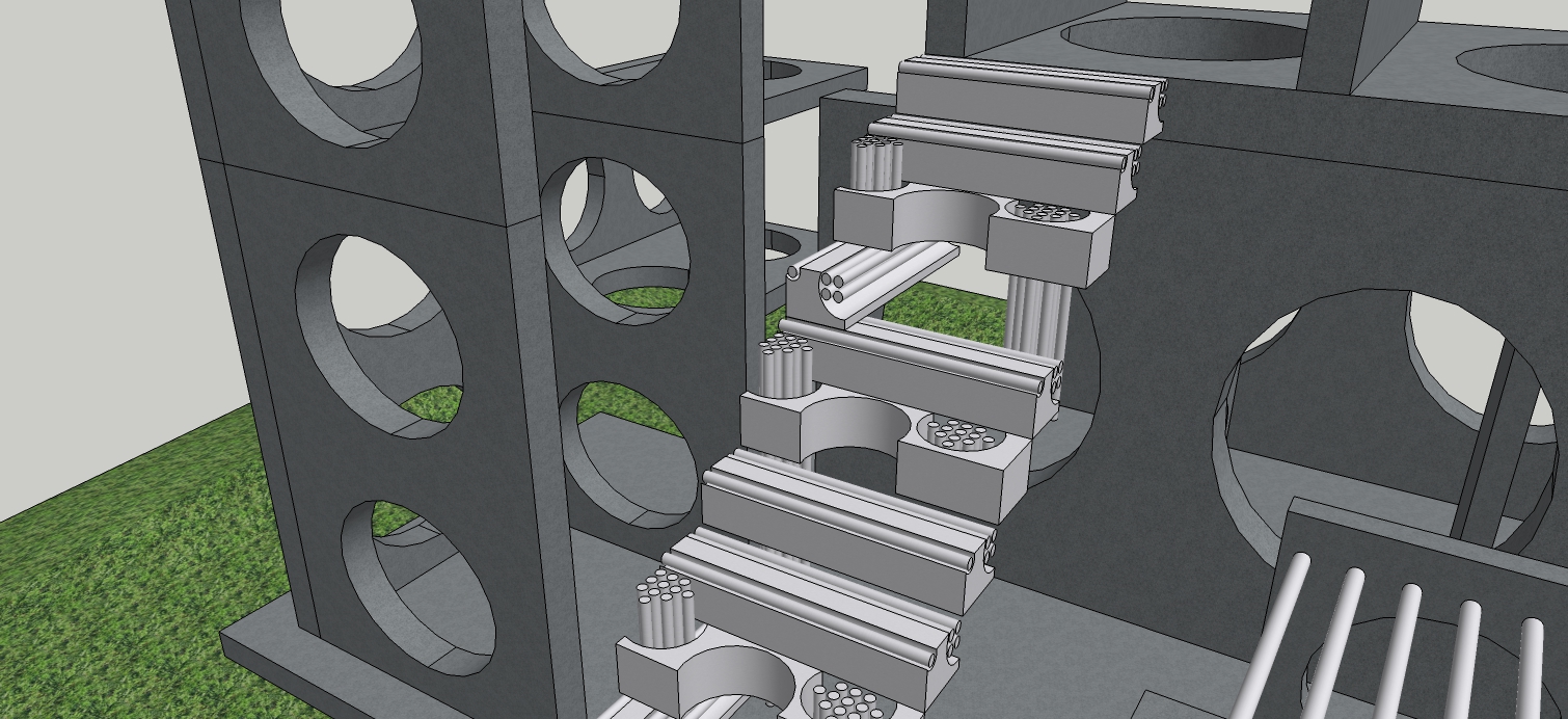 Year 1 Architecture UNSW: Modified Model From First Sketch With Staircase