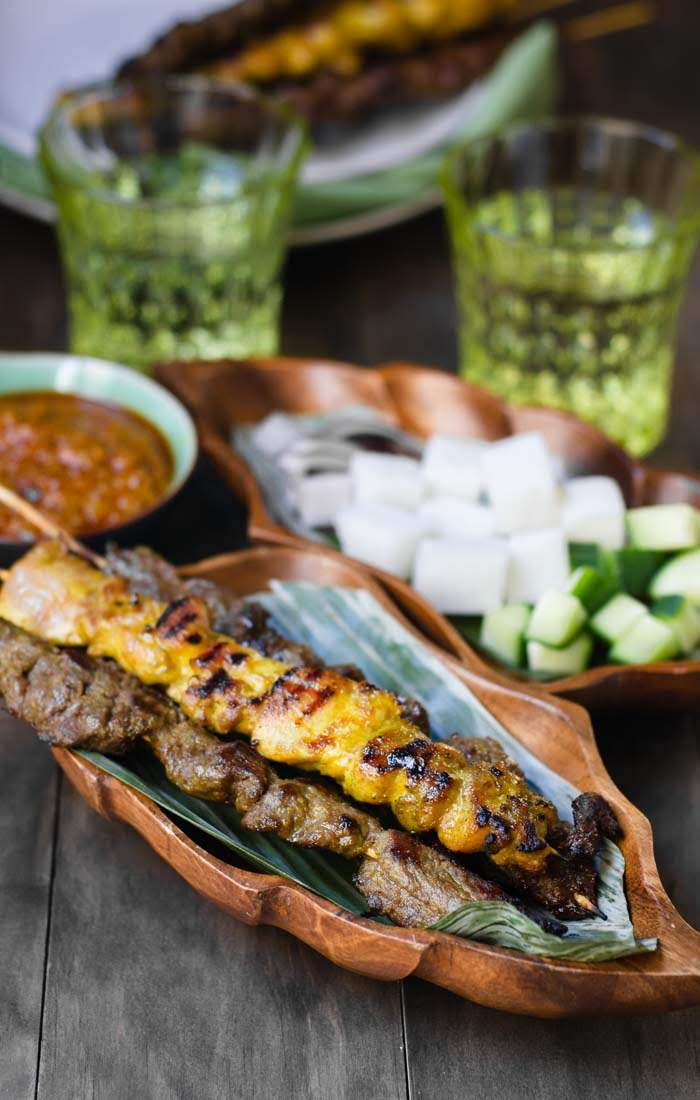 Chicken Satay and Beef Satay - Lisa's Lemony Kitchen