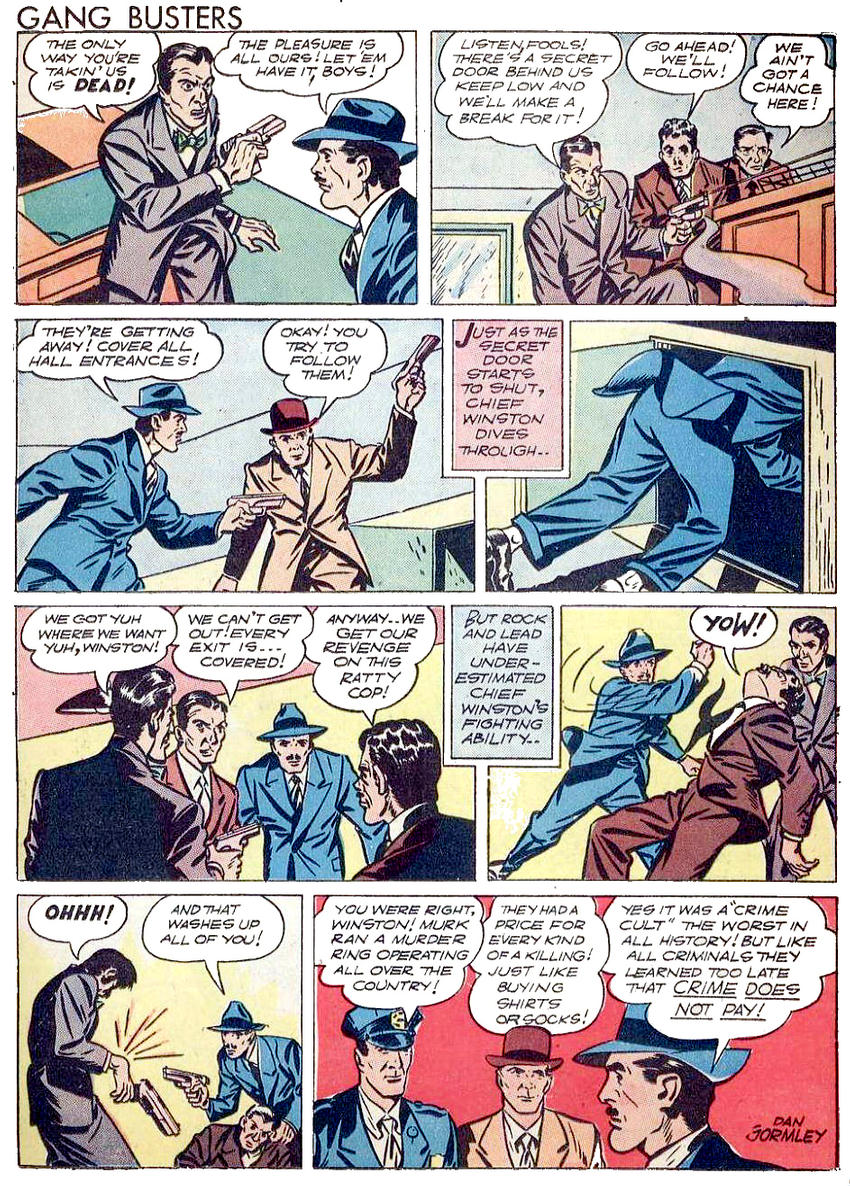 Pappy's Golden Age Comics Blogzine: Number 1746: “Right through de head ...