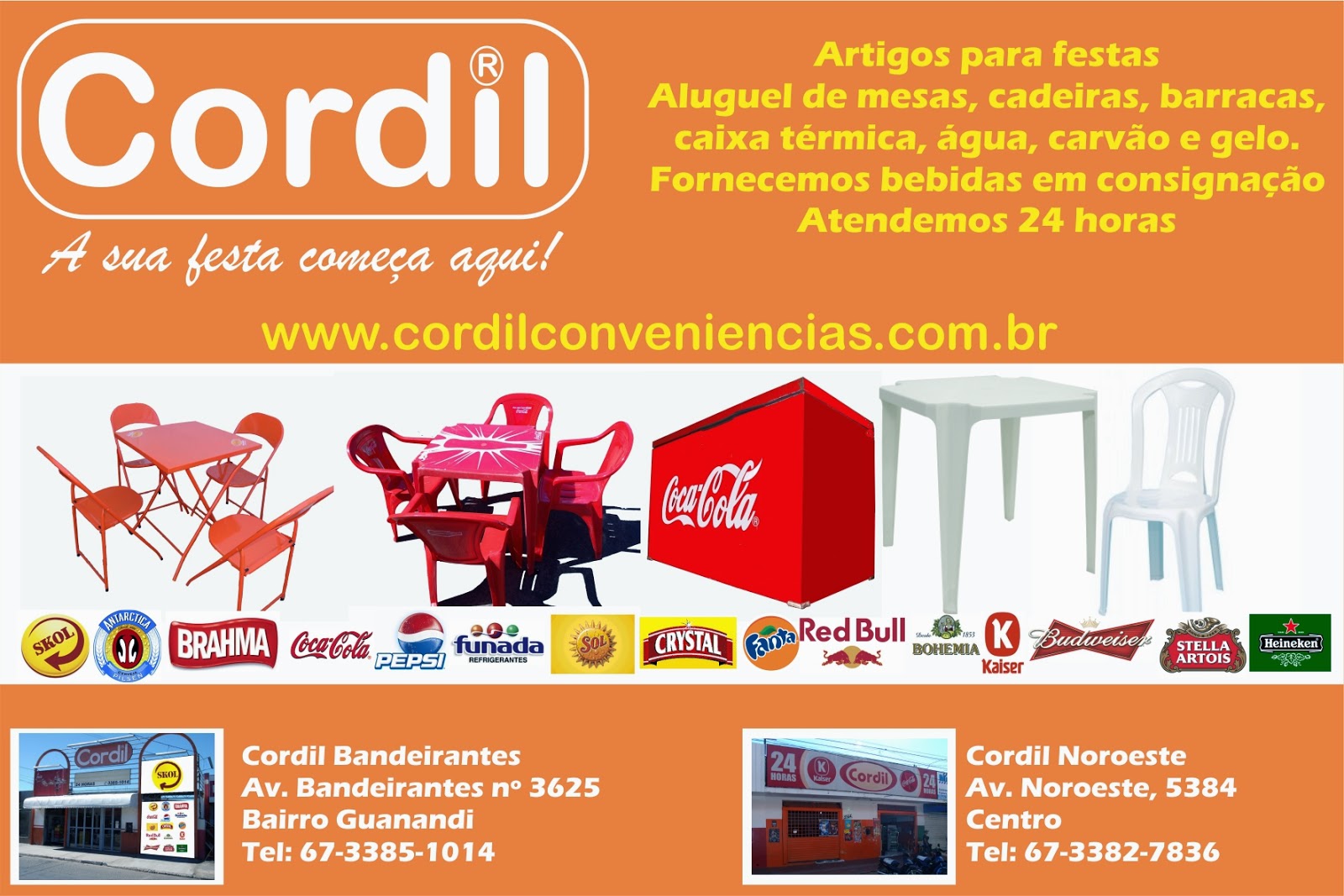 Cordil Conveniências em Campo Grande MS, www.cordilconveniencias.com.br ...