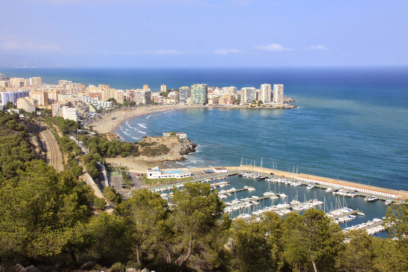 Mariano Fotografía: VISTA DE OROPESA DEL MAR DESDE EL MIRADOR 21-08-2014