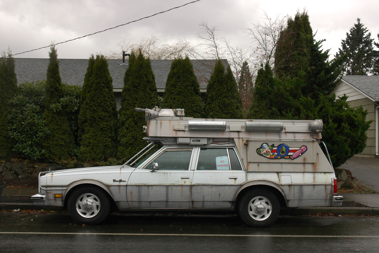 OLD PARKED CARS.: 1979 Oldsmobile Custom Cruiser.
