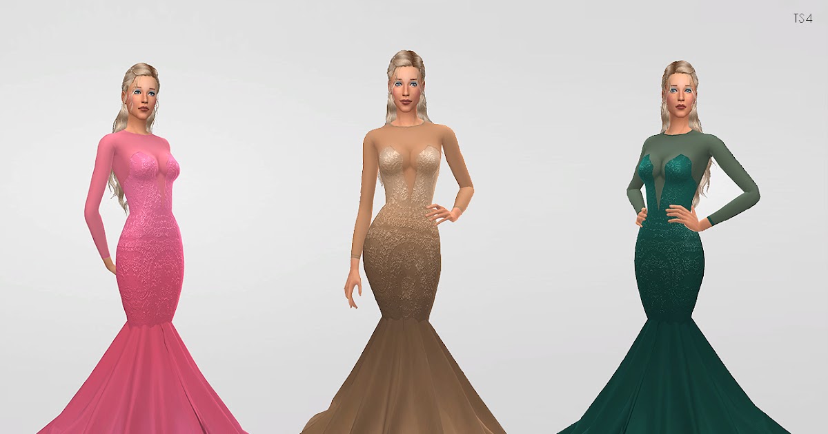 Jomsims Valedinia Dress Recolor - ELFDOR