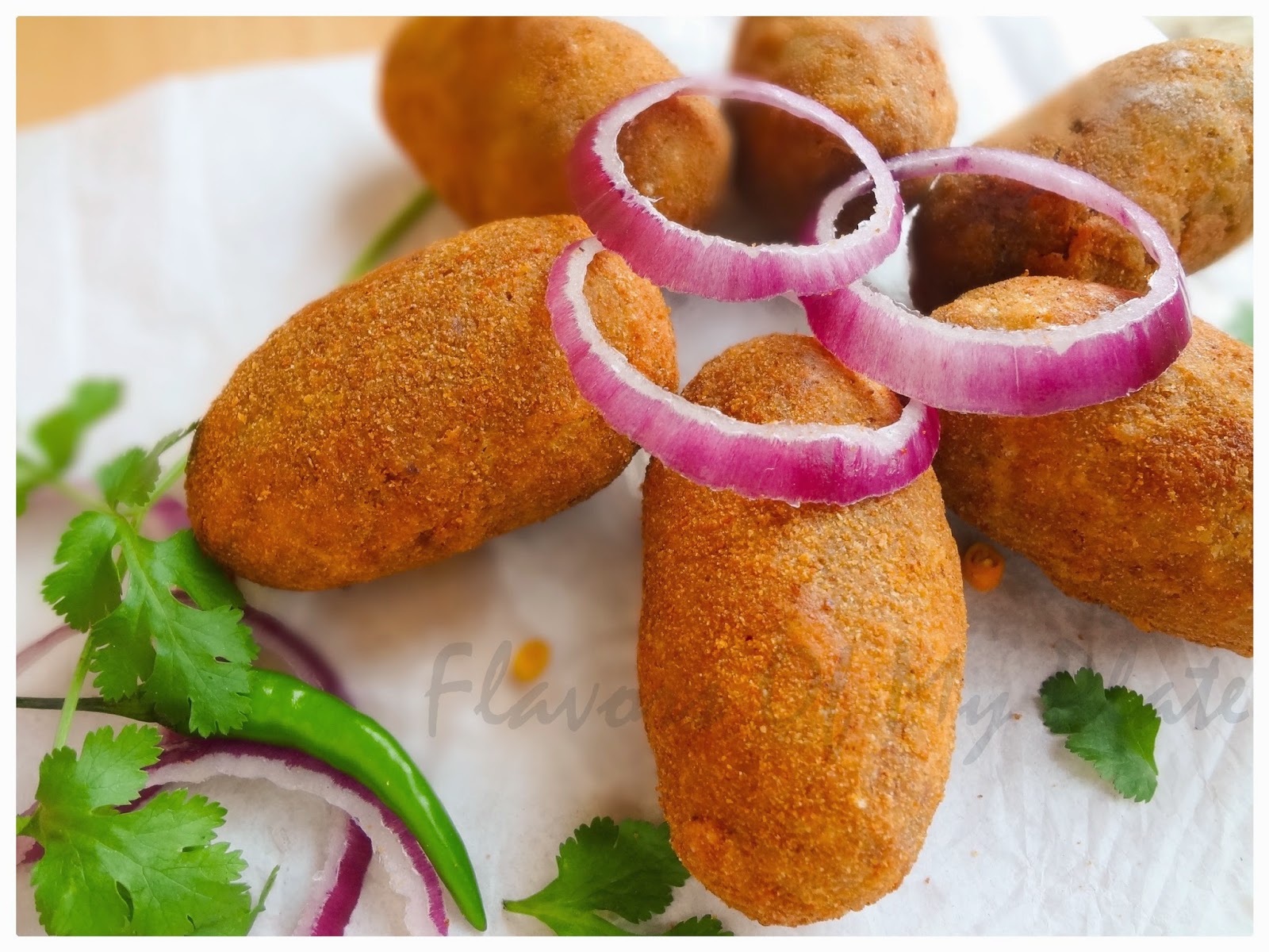 Flavors Of My Plate: Vegetable Chop (Vegetable Croquettes)...........A ...