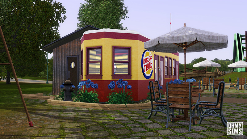 My Sims 3 Blog: Burger Sims Diner by Oh My Sims