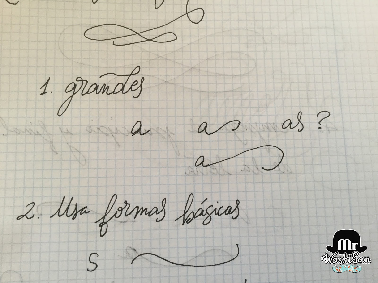 Mr WashiSan: 10 consejos para decorar con florituras tu lettering