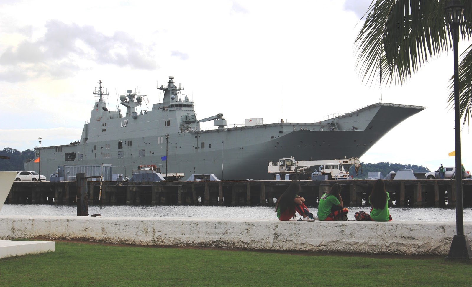 Australian navy ship HMAS Adelaide in Subic Bay Freeport | SubicNewsLink