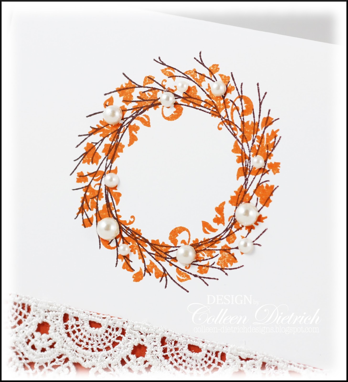 Autumn Wreath Thanks | Colleen Dietrich Designs