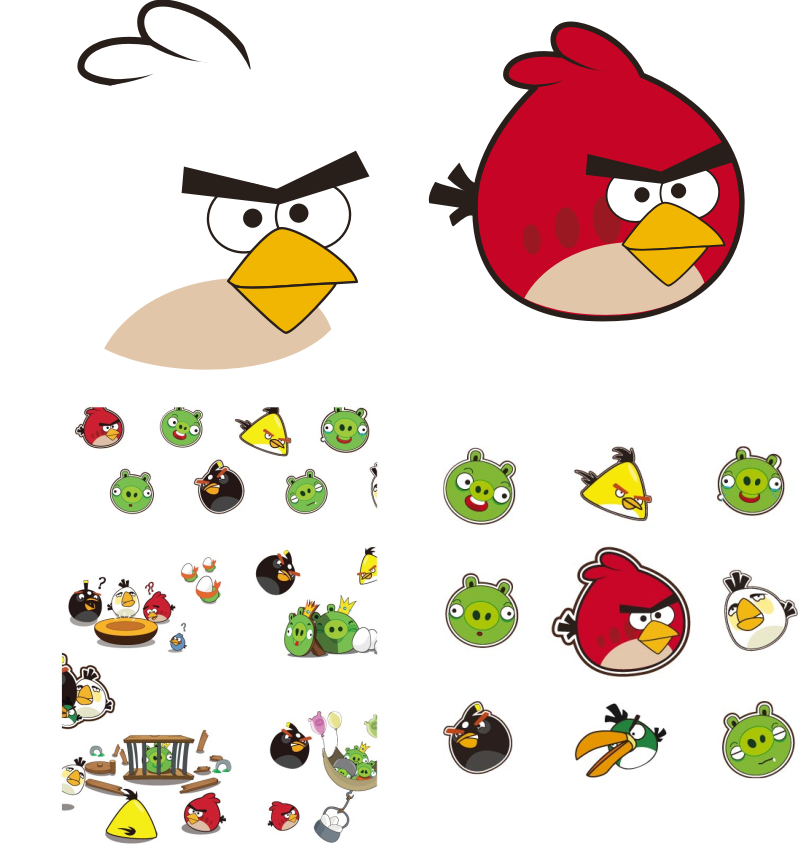 Vectores de Angry Birds - Imagui