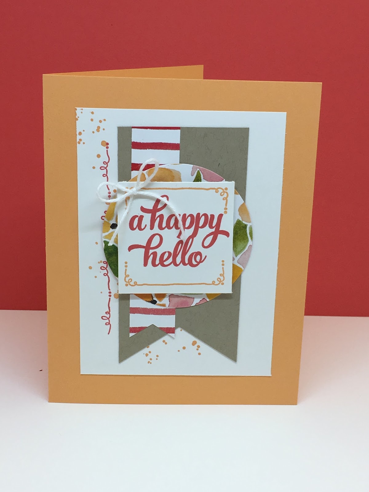 Ditjes en datjes: A Happy hello en een Thank you kaart.