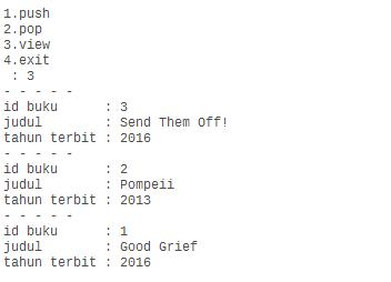 Modul Java Stack : Program Tumpukan Buku - Mikamerah Blog