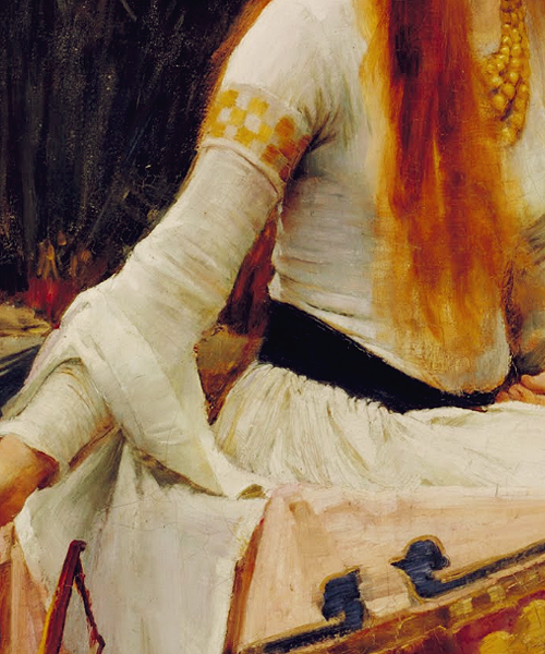 Pre Raphaelite Art: The Lady of Shalott (detail) by John William ...