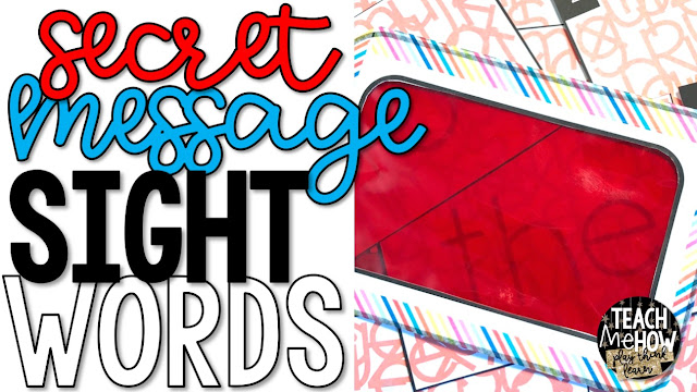 Literacy Centers: Secret Message Activities - Teach Me How