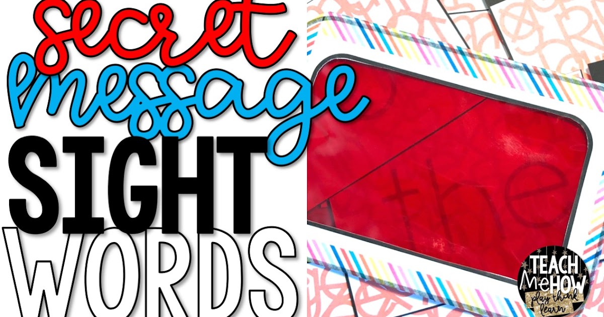 Literacy Centers: Secret Message Activities - Teach Me How