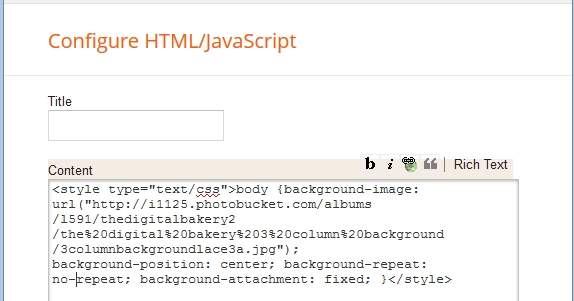 Make Blog Backgrounds Wider | Life and Linda